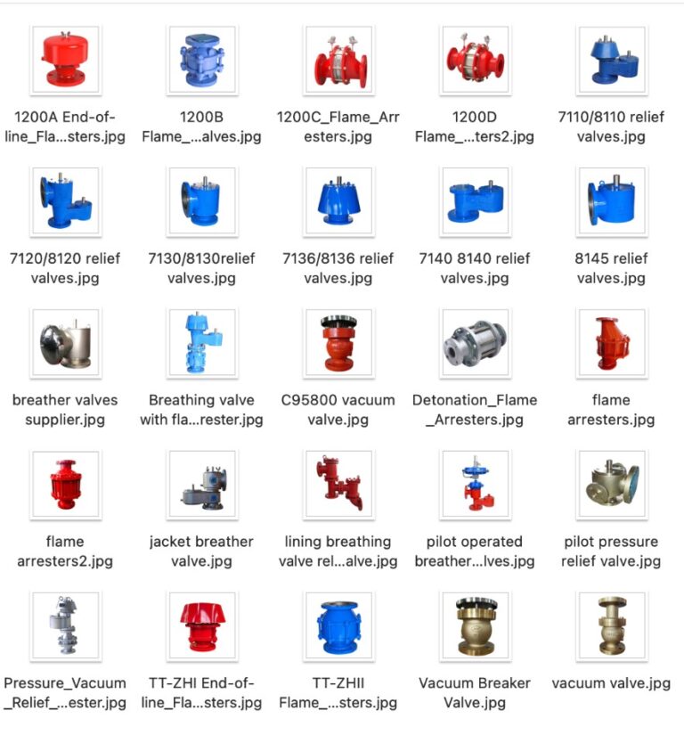 TT7100/8100 Series Pressure/Vacuum Relief Valve Breather Valve | THINKTANK