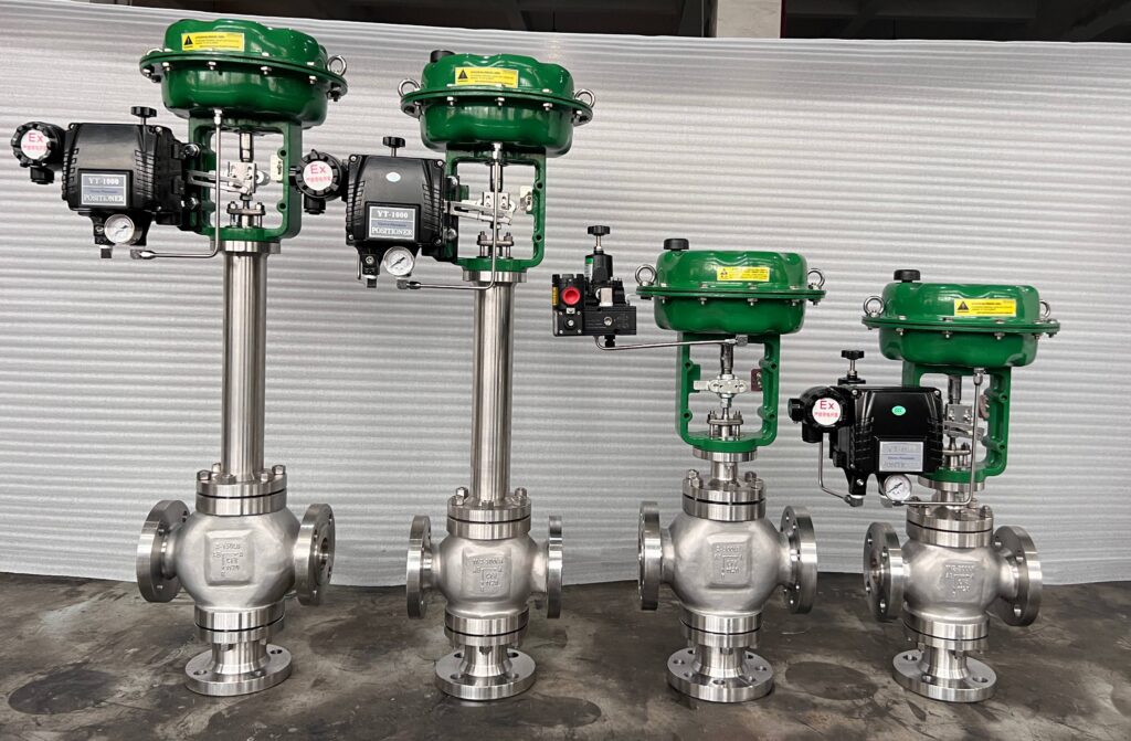 3-Way Diverting Type Control Valve CF8 150LB | THINKTANK