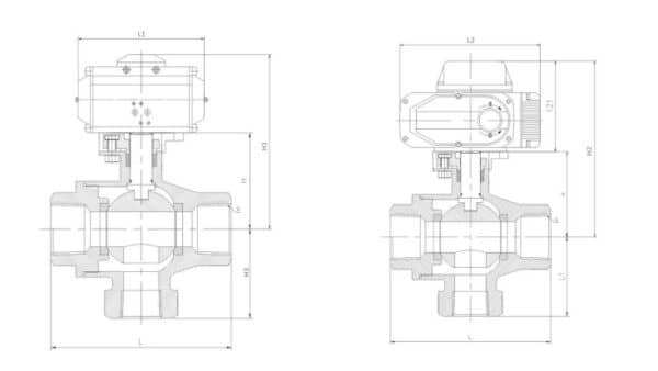 Multi-Port Ball Valves 3-Way, 4-Way, and 5-Way | THINKTANK