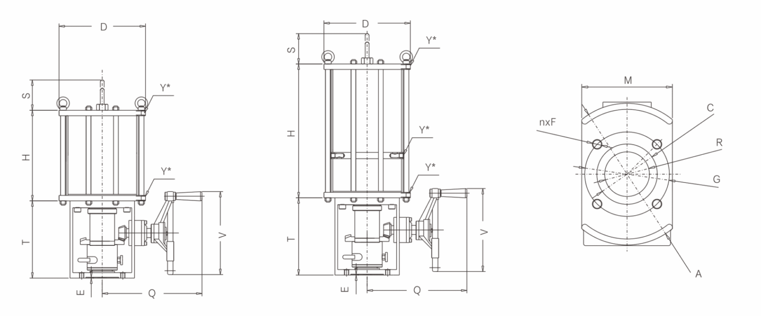 THINKTANK Pneumatic Linear Valve Actuator | THINKTANK