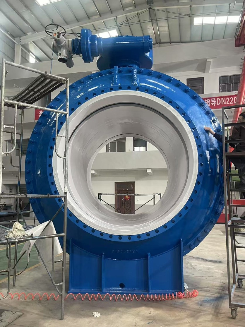 THINKTANK Successfully Delivers DN2200 Electric Actuated Hemispherical ...