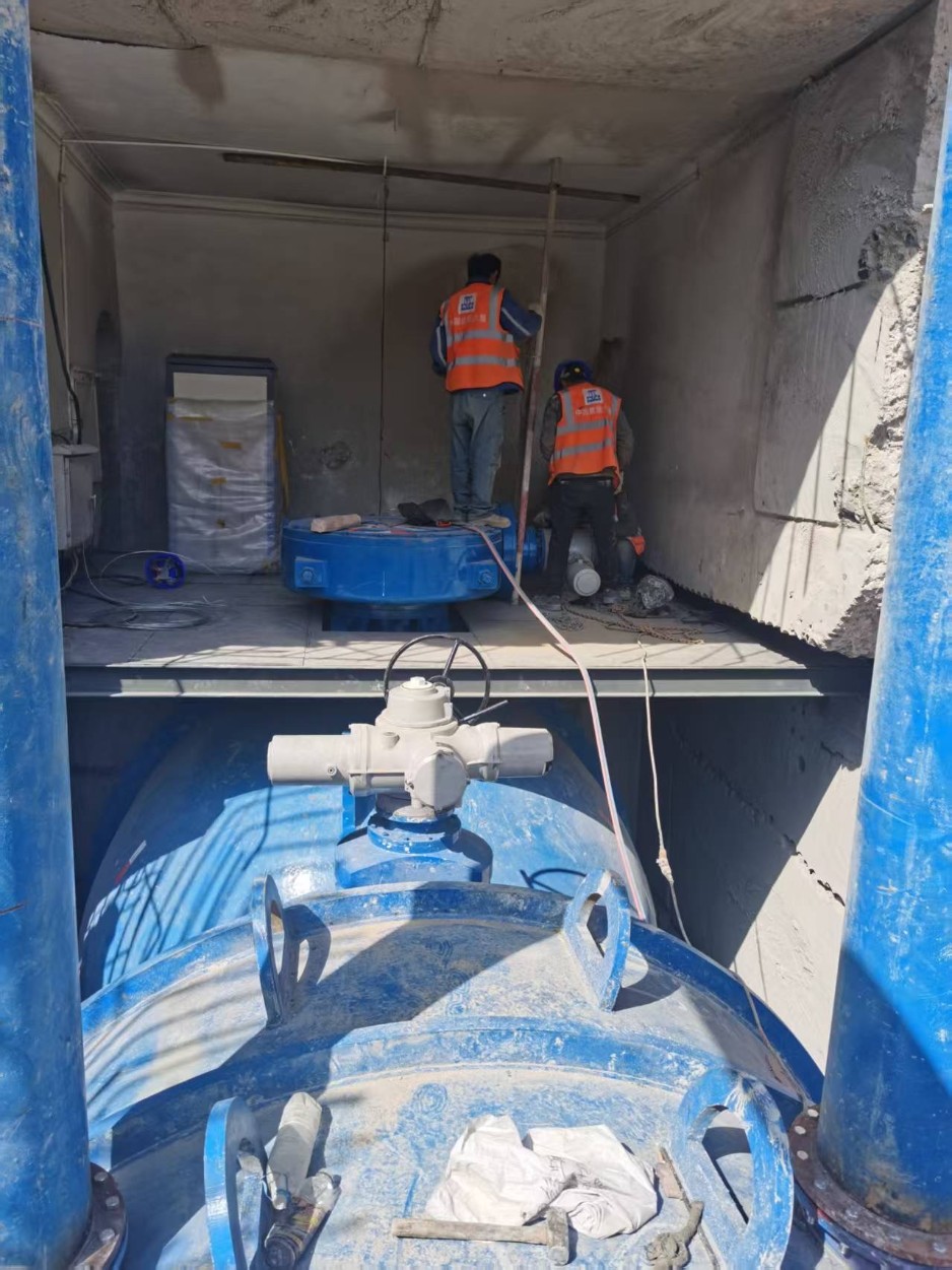 THINKTANK Successfully Delivers DN2200 Electric Actuated Hemispherical ...