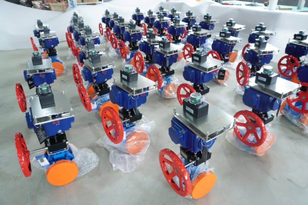 PTFE/PFA Lined Ball Valves with Fusible Link for Fire Isolation in ...