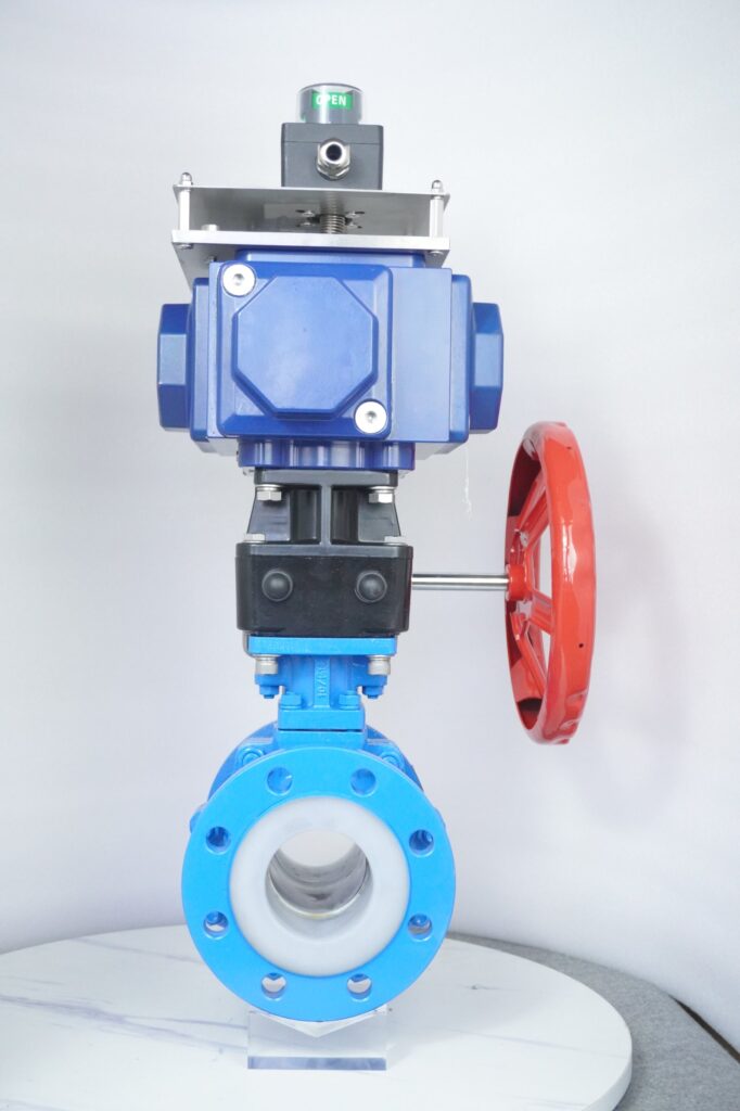 PTFE/PFA Lined Ball Valves with Fusible Link for Fire Isolation in ...